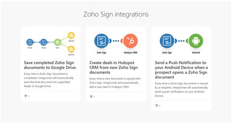 Zoho Sign Integromat