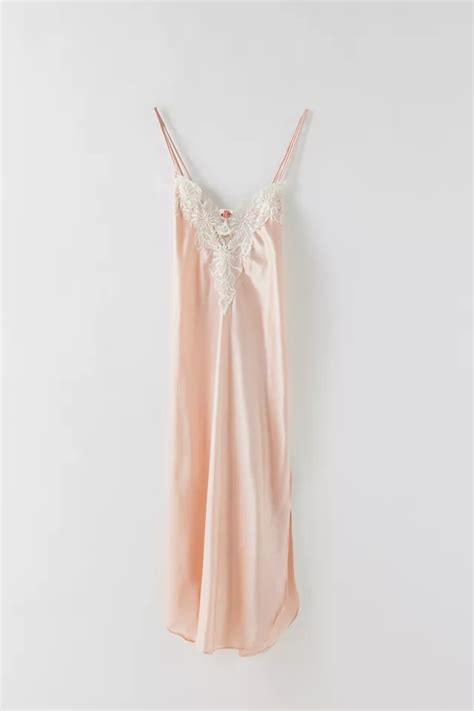 Vintage Satin Slip Dress Urban Outfitters