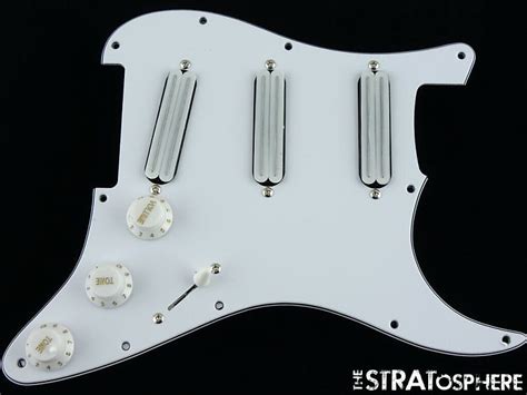 New High Output Rails Loaded Pickguard For Fender Strat Reverb