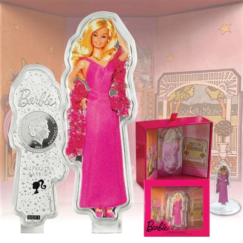 Superstar Barbie™ 1oz Pure Silver Coin