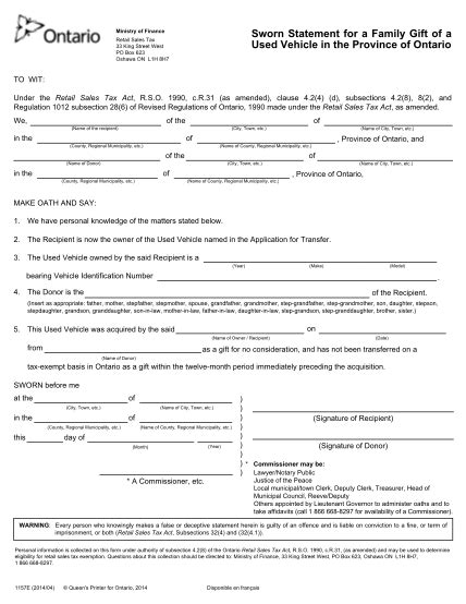 19 Sworn Declaration Template Page 2 Free To Edit Download And Print