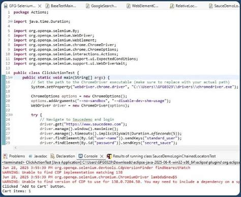 How To Handle Action Class In Selenium Geeksforgeeks