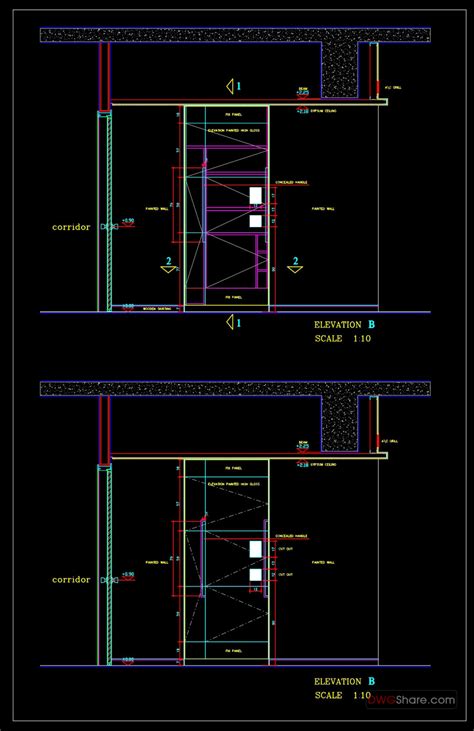 Sample Room Service Cabinrt And Wardrobe Details Autocad File Dwg 5