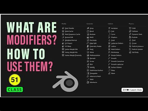 What Are Modifiers In Blender Class 51 Hindi Urdu Modifiers In