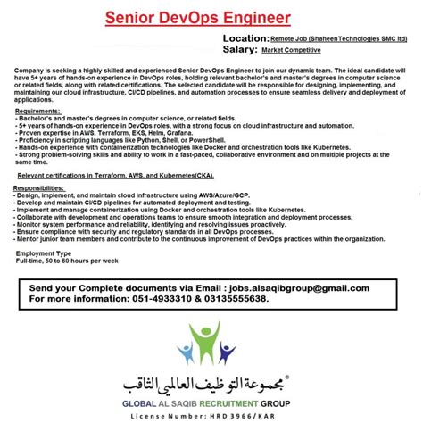 Sundas Hayat On Linkedin Devops Engineer Resume Senior Devopsengineers Devopsjobs Remote