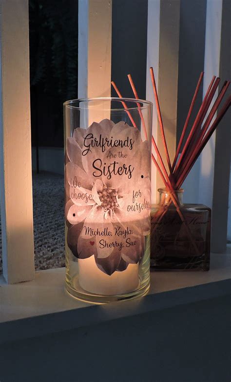 Best Friend Candle Personalized Friends T Best Friend T You