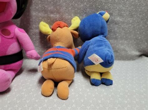 Nick Jr Backyardigans Pirate Uniqua Ty Tyrone Sufer Pablo Figure Plush Toy Lot 4 4696115720