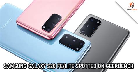 Samsung Galaxy S20 Felite Was Spotted On Geekbench With Sd865 Chipset