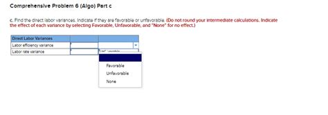 Solved Requlred Information Comprehenslve Problem 6 Algo