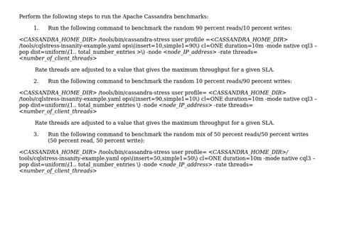 Run The Apache Cassandra Benchmarks Application Modernization For High Volume Workloads With