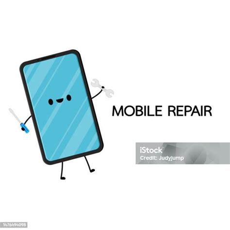 스마트 폰 캐릭터 디자인 스마트 폰 벡터입니다 흰색 바탕에 스마트폰 볼테르 인조에 대한 스톡 벡터 아트 및 기타 이미지