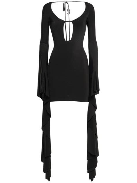 Giuseppe Di Morabito Maxi Sleeve Jersey Mini Dress Giuseppe Di Morabito