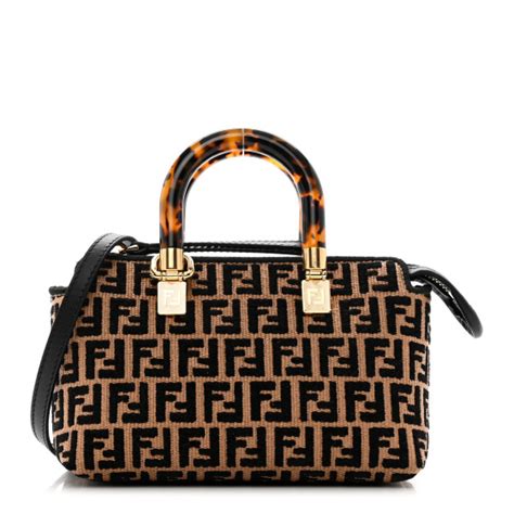 Fendi Raffia Chenille Vitello King Plexiglass Micro Ff Mini By The Way