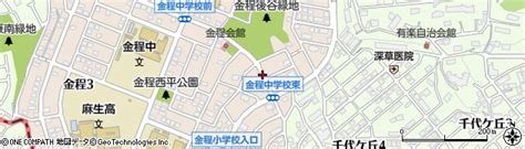 神奈川県川崎市麻生区金程4丁目の地図 住所一覧検索｜地図マピオン