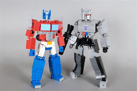 Transforming Lego Moc Transformers By Student Scissors Includes A G1