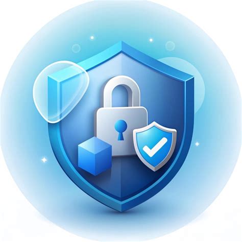 3d Cyber Security To Protect Personal Data Shield Padlock And Password