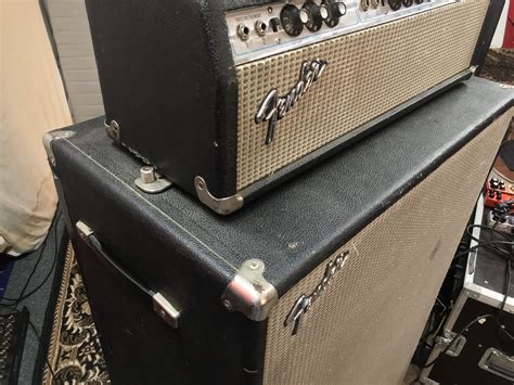 Fender Bassman 100 4x12 Silverface Image 2025719 Audiofanzine