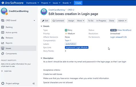 Creating Subtasks And Defining Acceptance Criteria In Jira For User Stories Geeksforgeeks