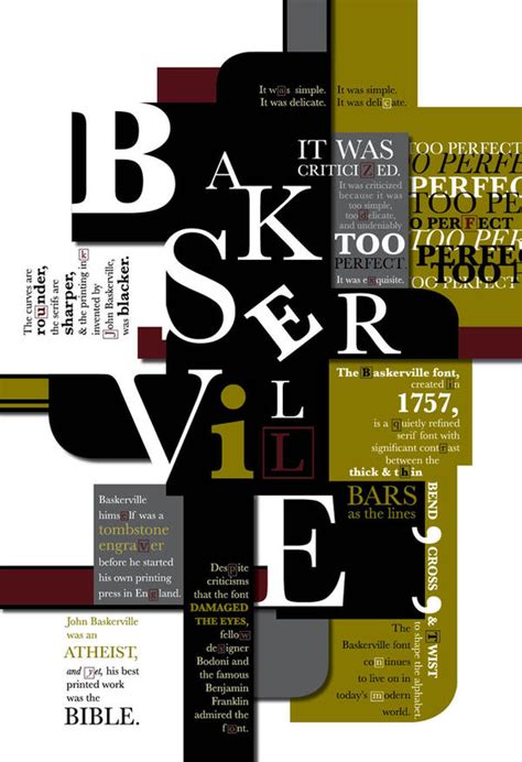 Baskerville Font Poster By Minorinfluence05 On Deviantart