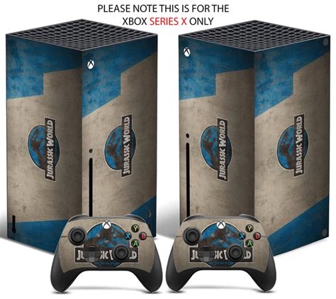Jurassic Park Xbox Series X Skin Decal Vinyl Sticker Wrap £1095