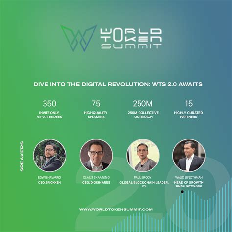 World Tokenization Summit Returns For Second Edition Focused On Real
