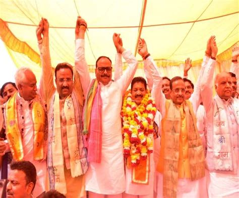 Up Mlc Elections 2022 भाजपा प्रत्याशी रामचंद्र प्रधान ने लखनऊ उन्नाव