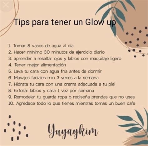 Glow up Motivación de vida Consejos para ser feliz Como cambiar de vida