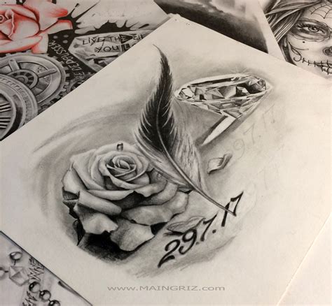 Ines Maingriz Tattoo Design