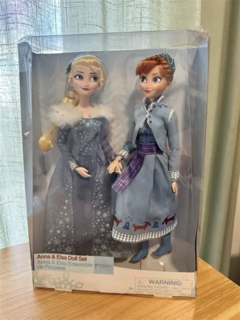 Disney Elsa Anna Olafs Adventure Eiskönigin Frozen Puppen Nrfb Eur 69