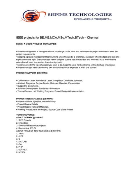 Ieee Project Center In Chennai Pdf