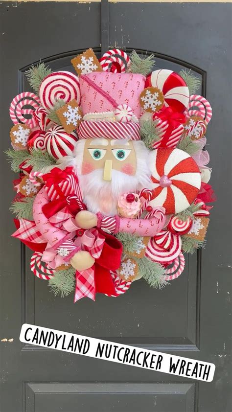 Christmas Candyland Nutcracker Wreath