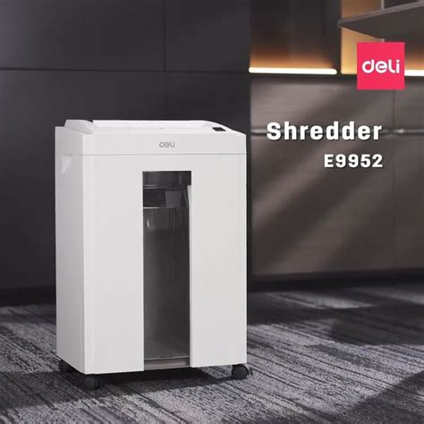 Deli เครื่องทำลายเอกสาร 23 ลิตร เครื่องย่อยกระดาษ เครื่องทำลายกระดาษ