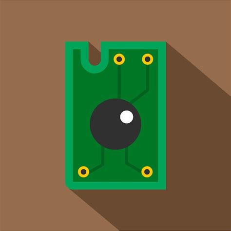 Premium Vector Processor Chip Icon Flat Illustration Of Processor