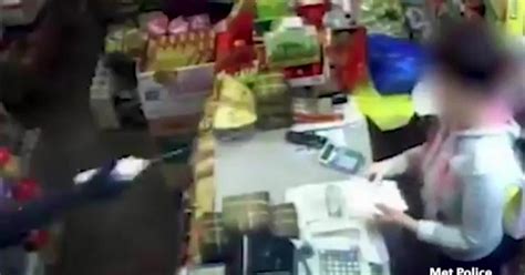 Shocking Moment Thief Sprayed Acid Into Mouth Of Terrified Shop Worker