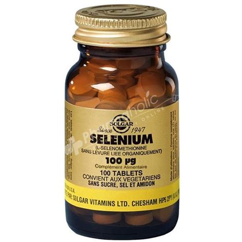 Solgar Selenium 100 µg 100 Tablets - Pharmacoline