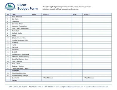 Sponsorship Spreadsheet Template — Db