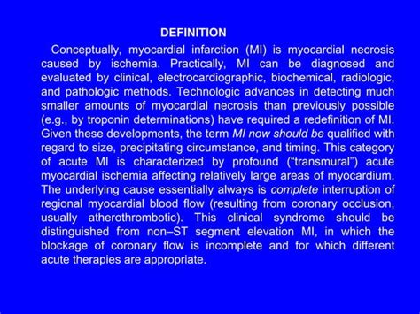 St Segment Elevation Acute Myocardial Infarction And Complications Of Myocardial Infarction