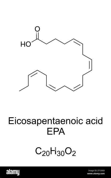 Eicosapentaenoic Acid Epa Chemical Formula Timnodonic Acid