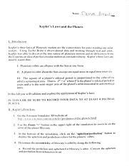 Ast Lab Kepler S Laws Pdf Course Hero