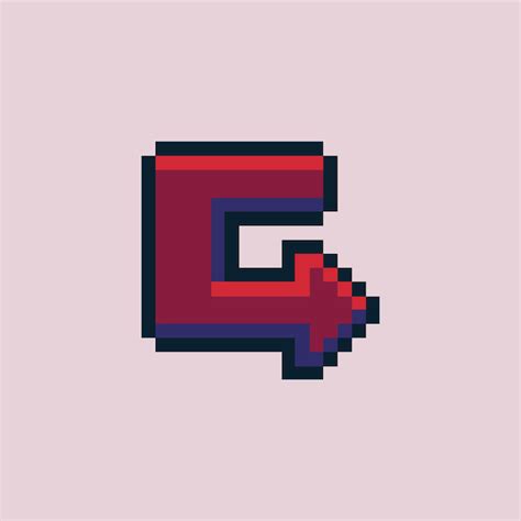 Premium Vector Pixel Art Arrow Icon Premium Vector Pixel Art Arrow Icon