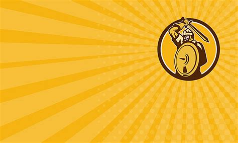 Mongol Horde Warrior Sword Circle Retro Mongolian Graphic Retro Vector