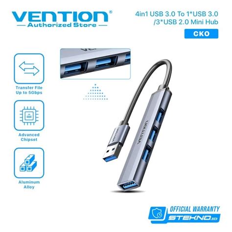 Jual Vention Usb Hub 4 Port 2 0 3 0 Ultra Slim Mini Design Shopee Indonesia