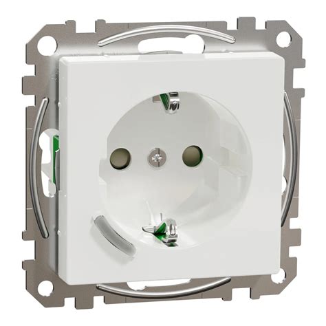Schneider Electric Wiser Exxact Single Socket Outlet 16a Wde002172