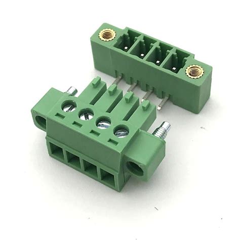 Terminal Block Plug In Type With Flange Plug P Edgk Mm Fpc Xx Aosi China