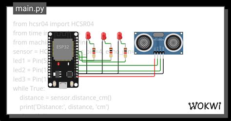 3 đèn 1 Cảm ứng Wokwi Esp32 Stm32 Arduino Simulator