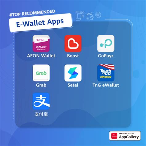 Huawei Appgallery Top Recommended E Wallet Apps Huawei Community