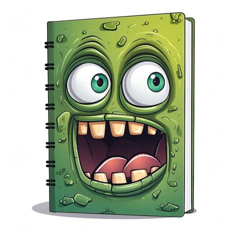 Premium Photo Notebook 2d Cartoon Vector Illustration On White Background