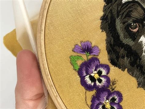 Embroider With Me How To Thread Paint Flowers Crewel Ghoul