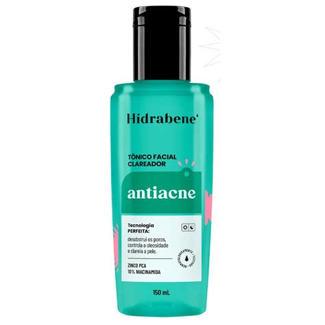 Tônico Facial Clareador Antiacne Hidrabene 150ml Shopee Brasil