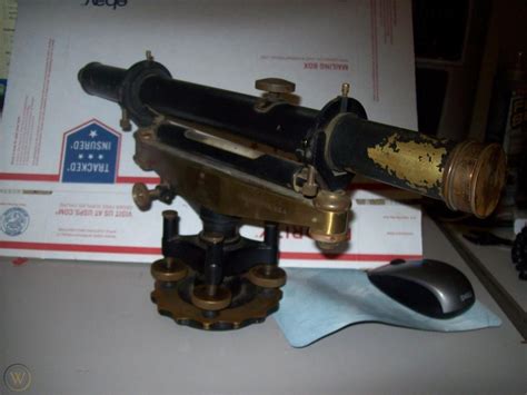 Vintage Antique Warren Knight Transit Surveying Instrument Sterling